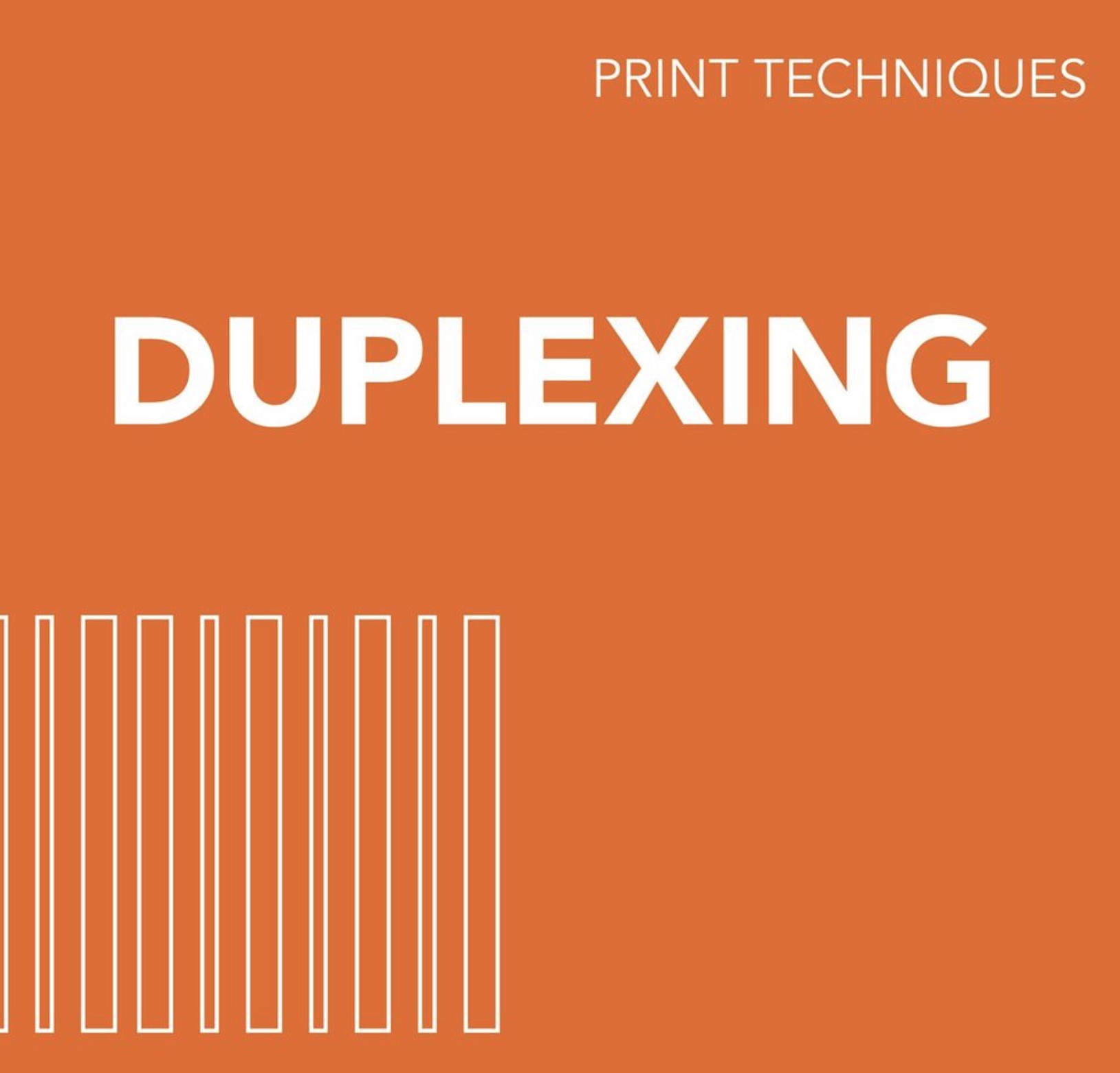 Print Techniques - Duplexing - Antalis